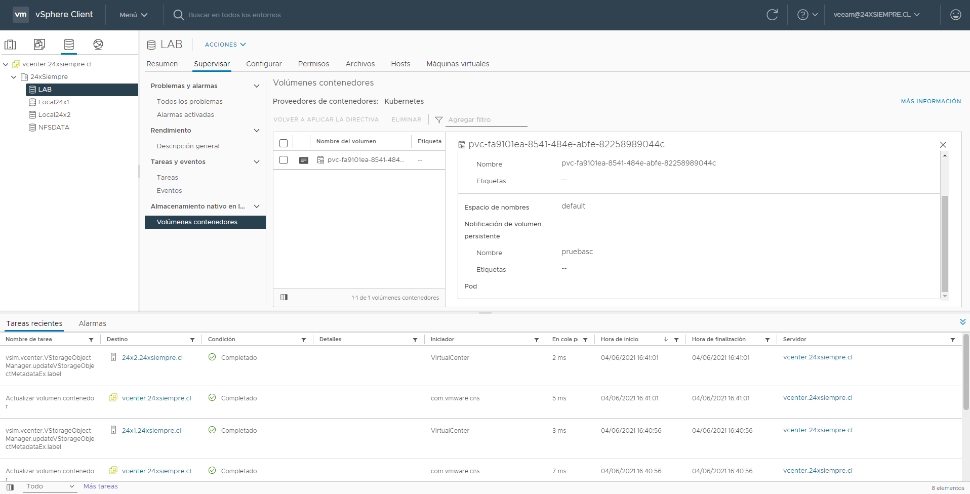 Instalar Cluster de Kubernetes con vSphere CSI y ContainerD - 24xSiempre