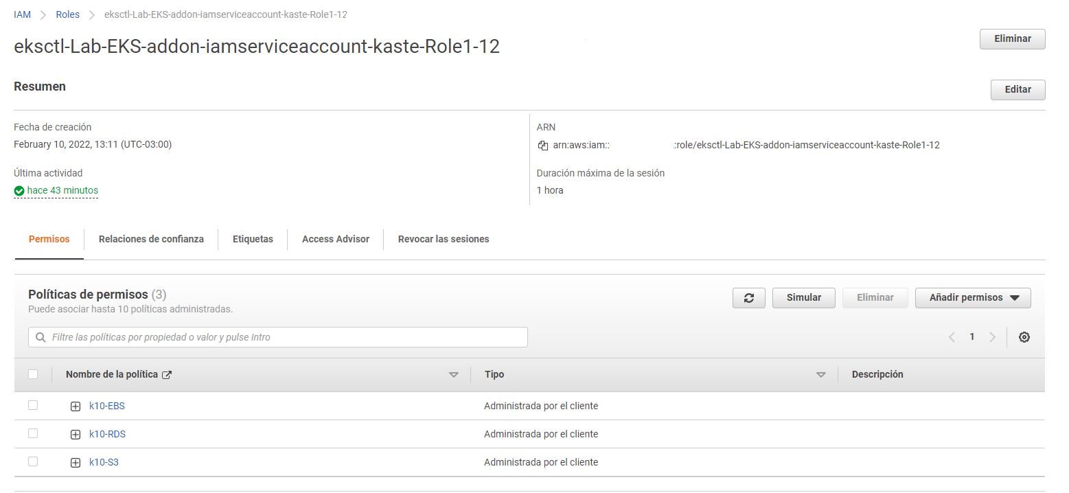 Como Instalar Kasten K10 en AWS EKS - 24xSiempre