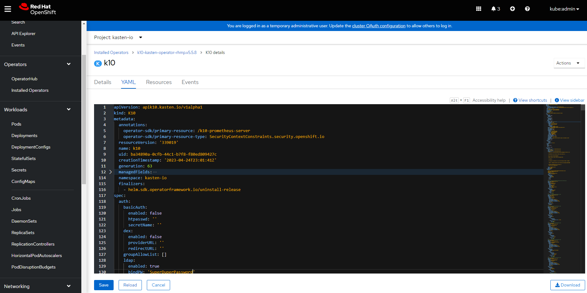Como Integrar Active Directory con Kasten K10 y OpenShift - 24xSiempre